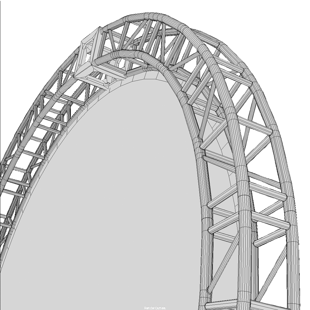 3d screen surround model