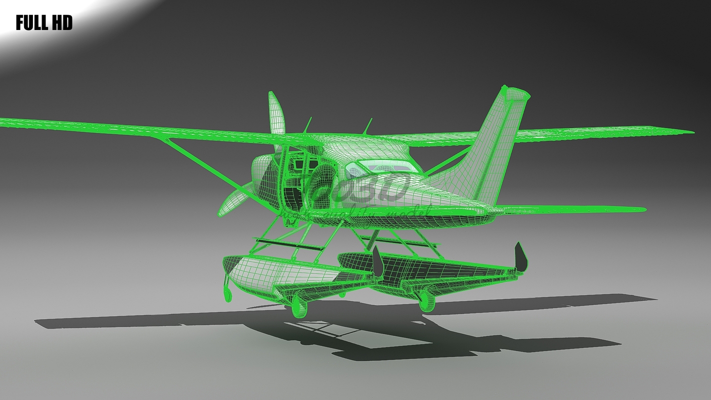 3d model stationair floats