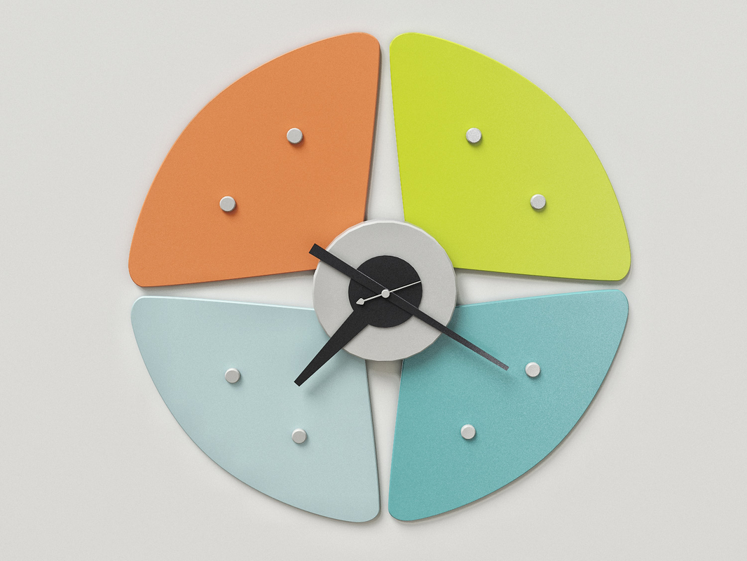 3d model vitra 26 clock spindle