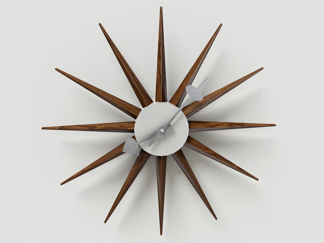 3d model vitra 26 clock spindle