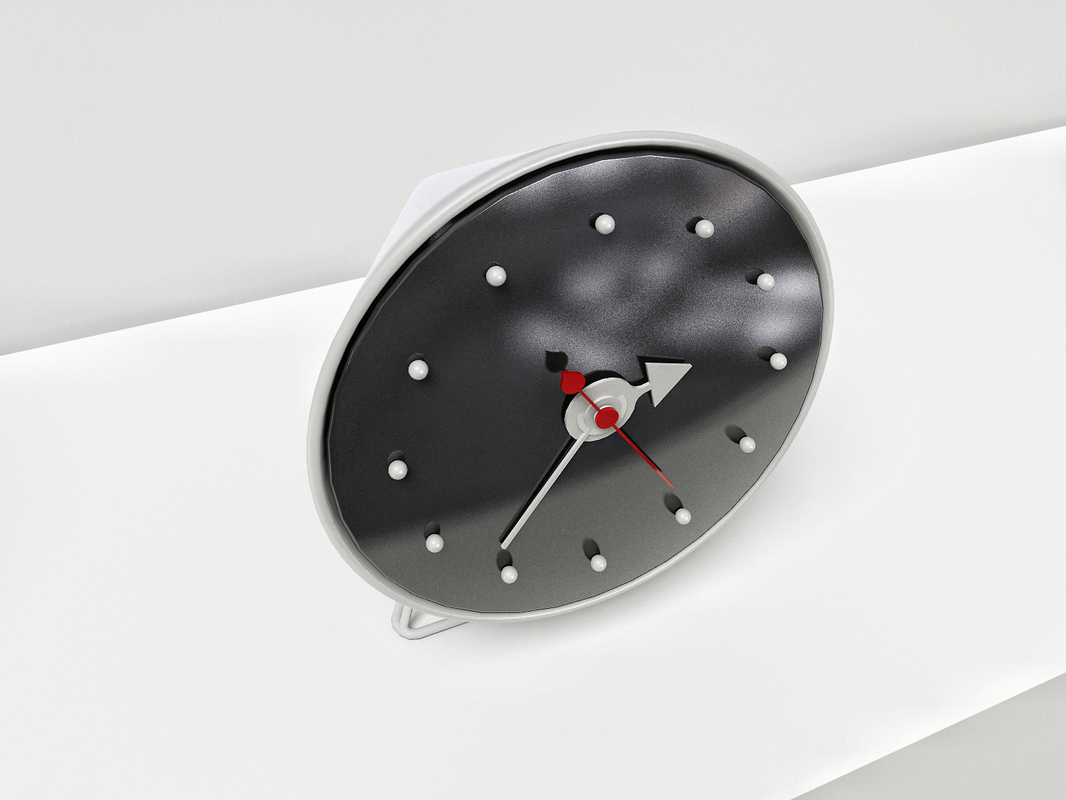 3d model vitra 26 clock spindle