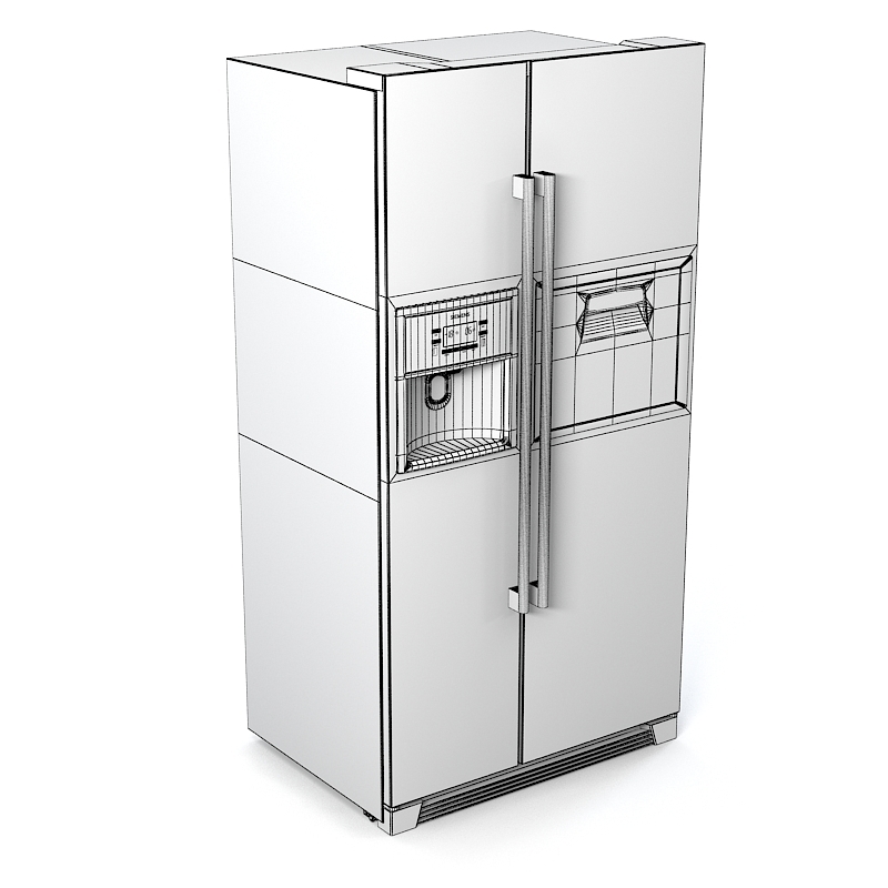 3dsmax siemens refrigerator