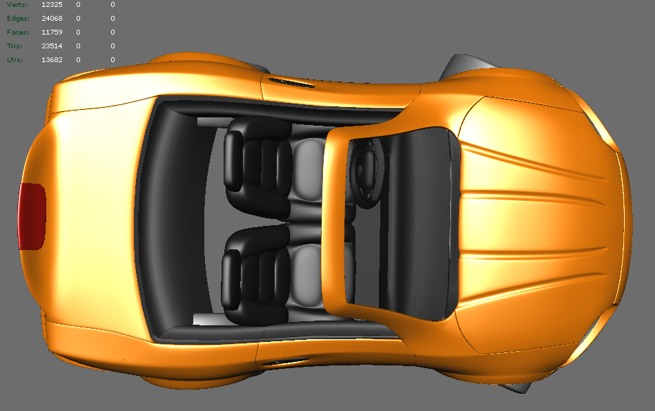 free car 3d model