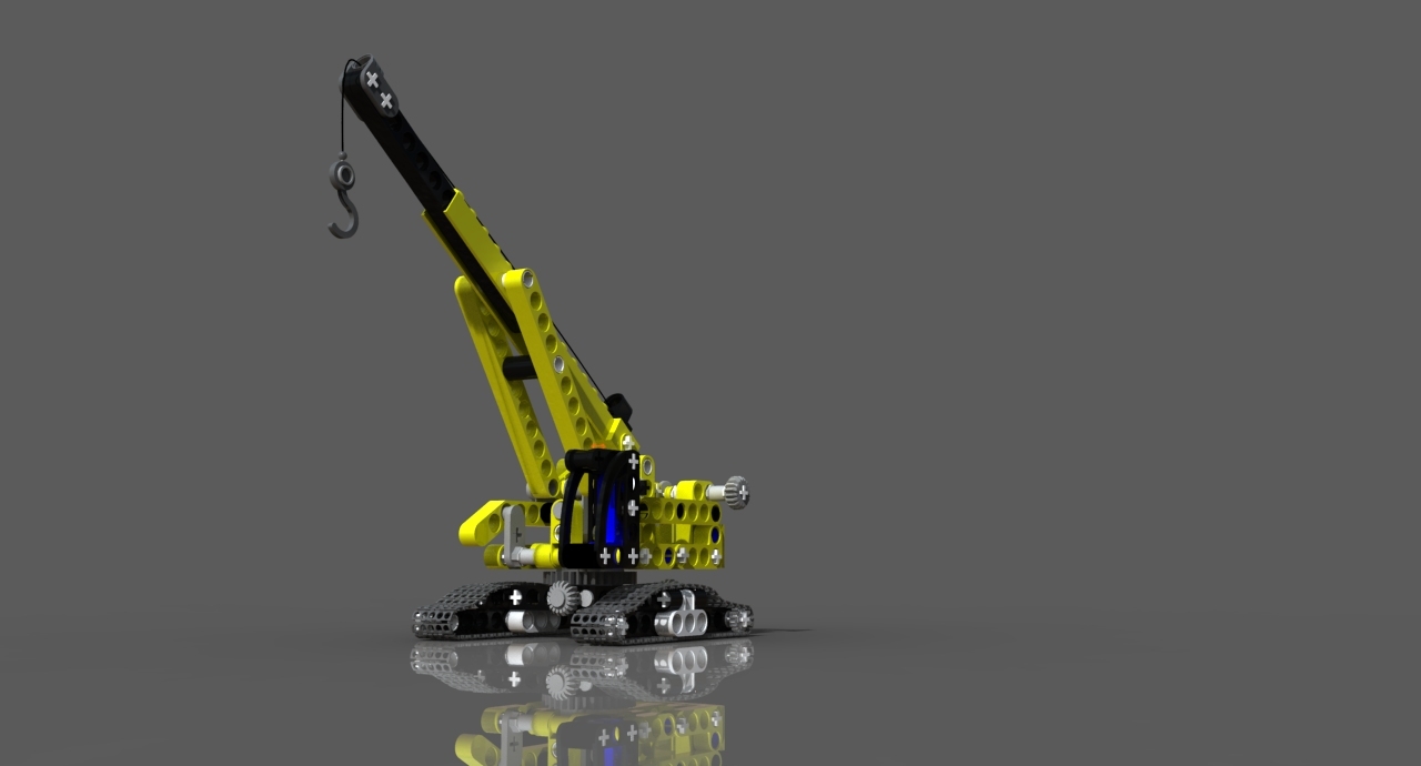 3d 3dm lego crane