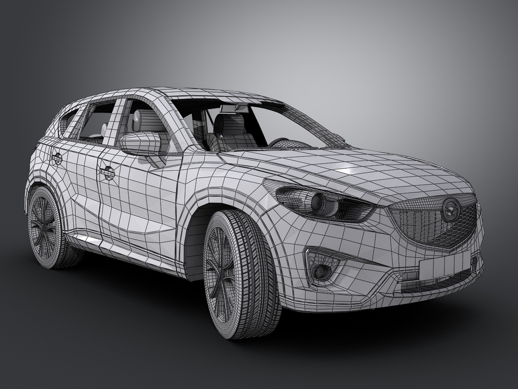 mazda car 3d model