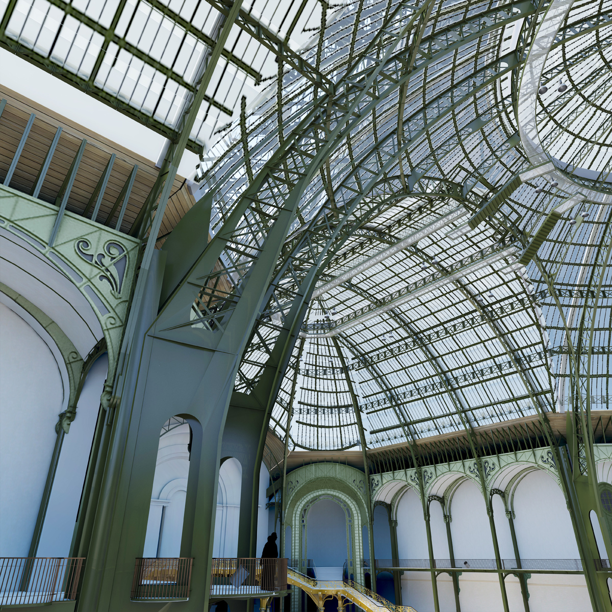 3d grand palais paris model