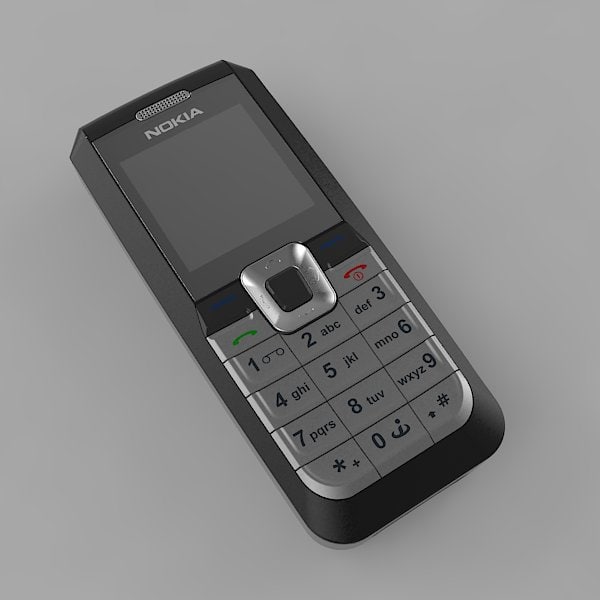 3d nokia cell phone model