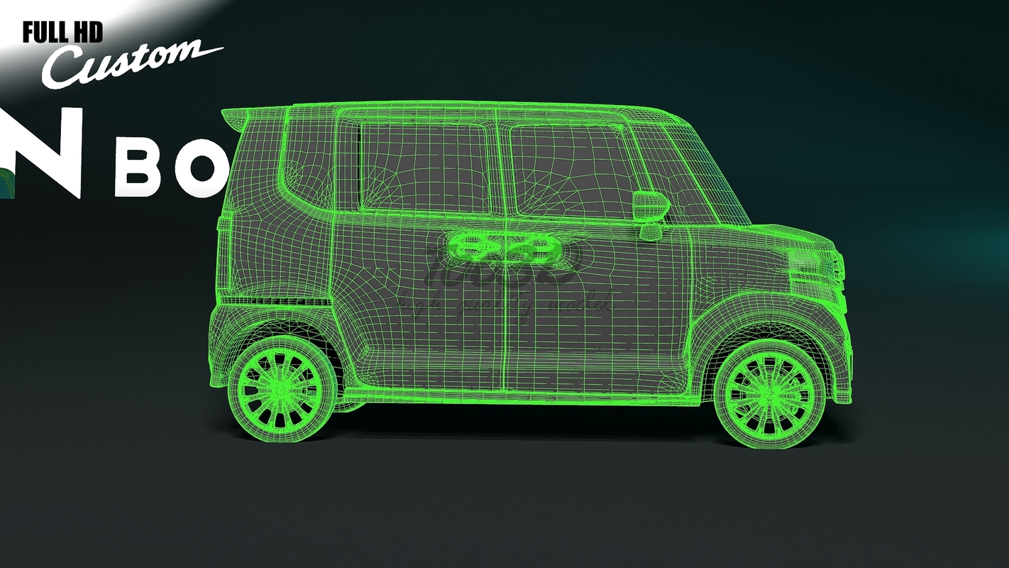 honda nbox 3d max