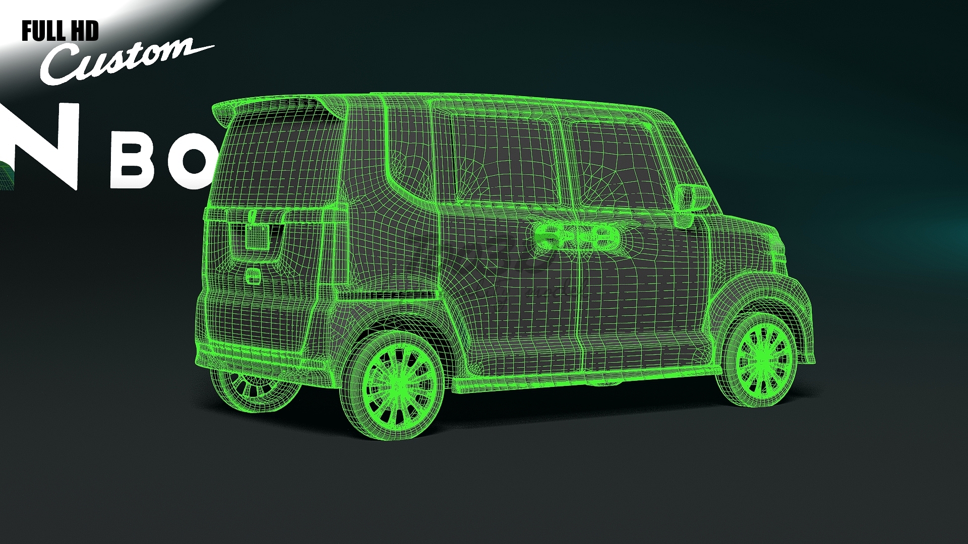 honda nbox 3d max