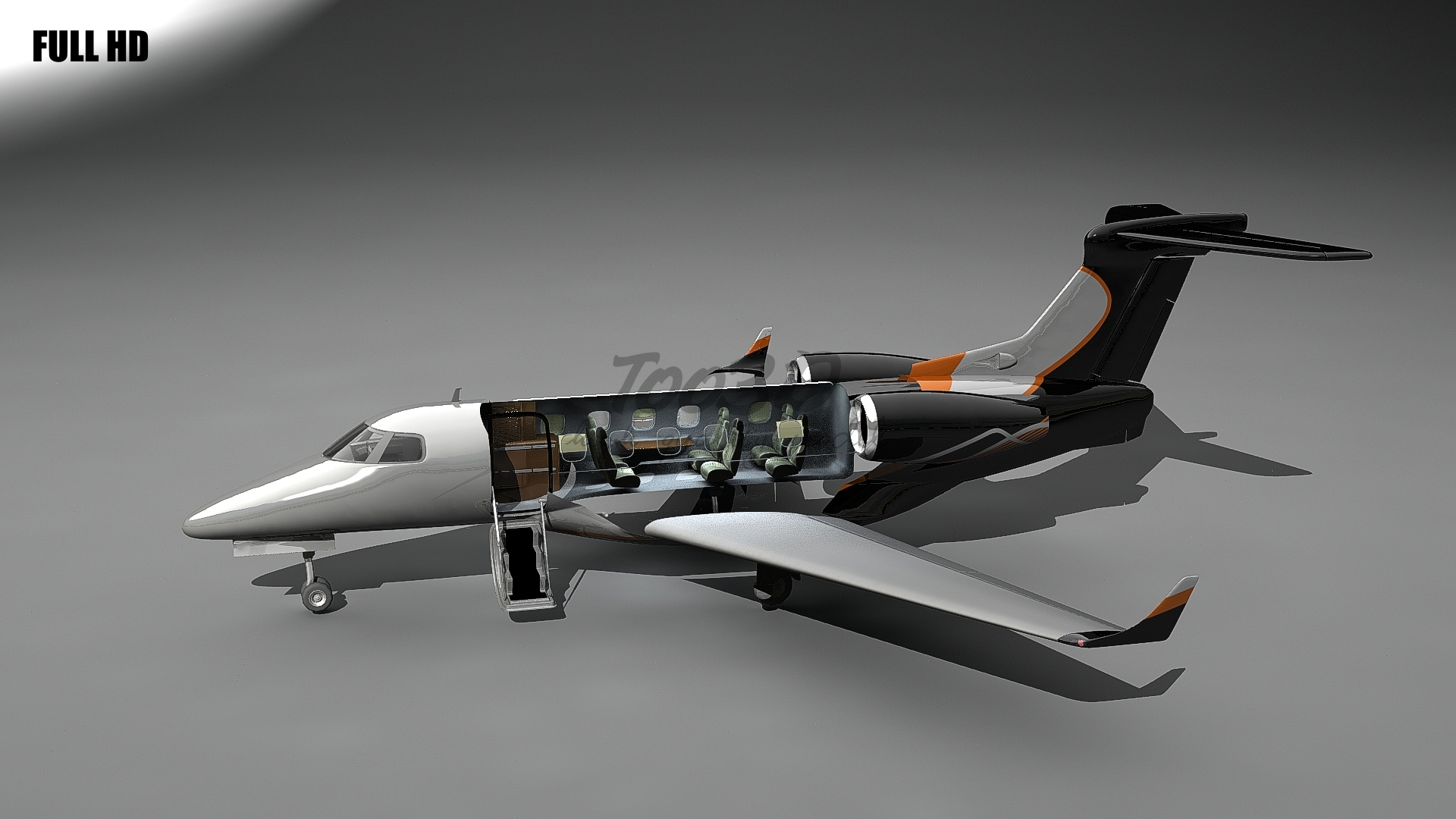 embraer phenom 300 3d model