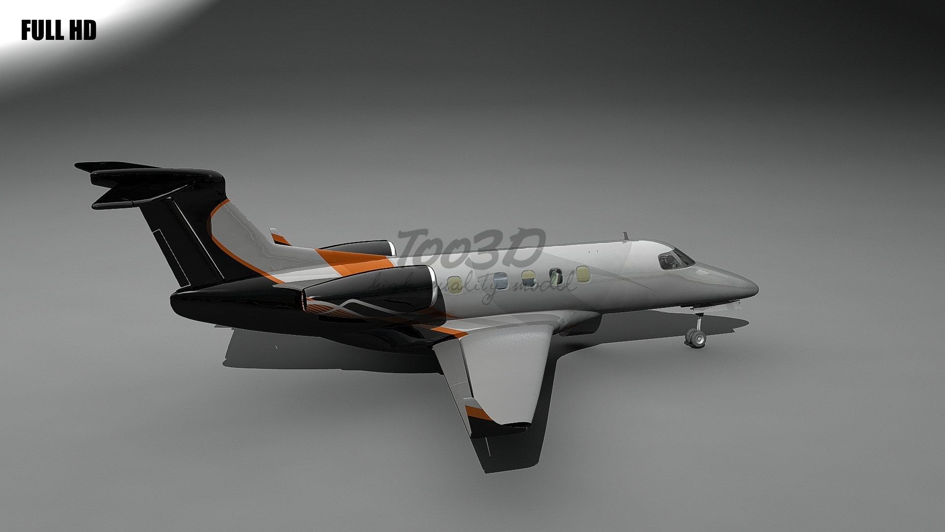 embraer phenom 300 3d model