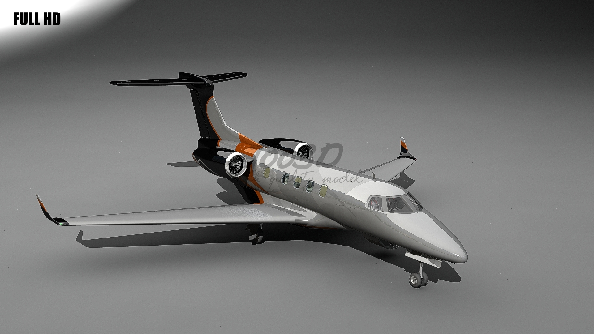 embraer phenom 300 3d model