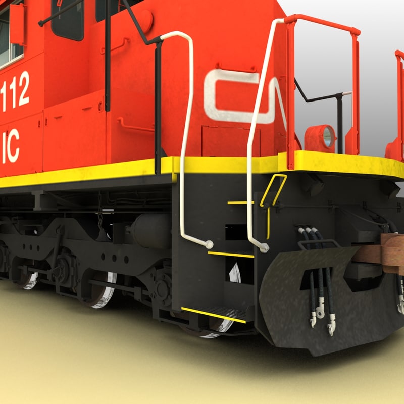3d emd sd40-2 engines cn