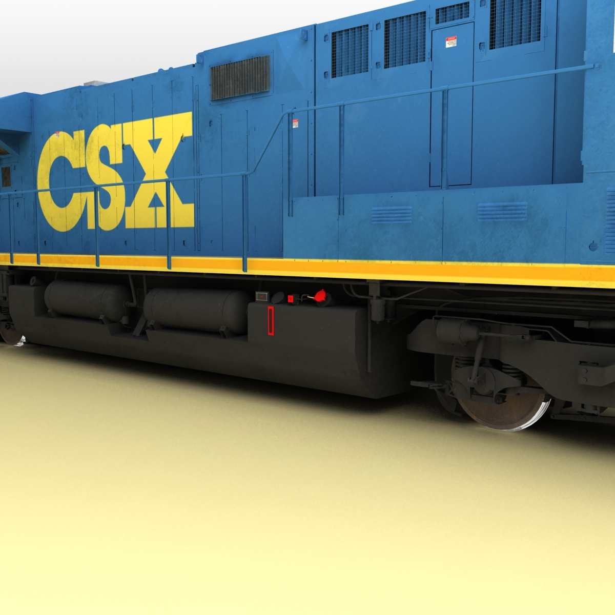 3d ge es44ac locomotive engines