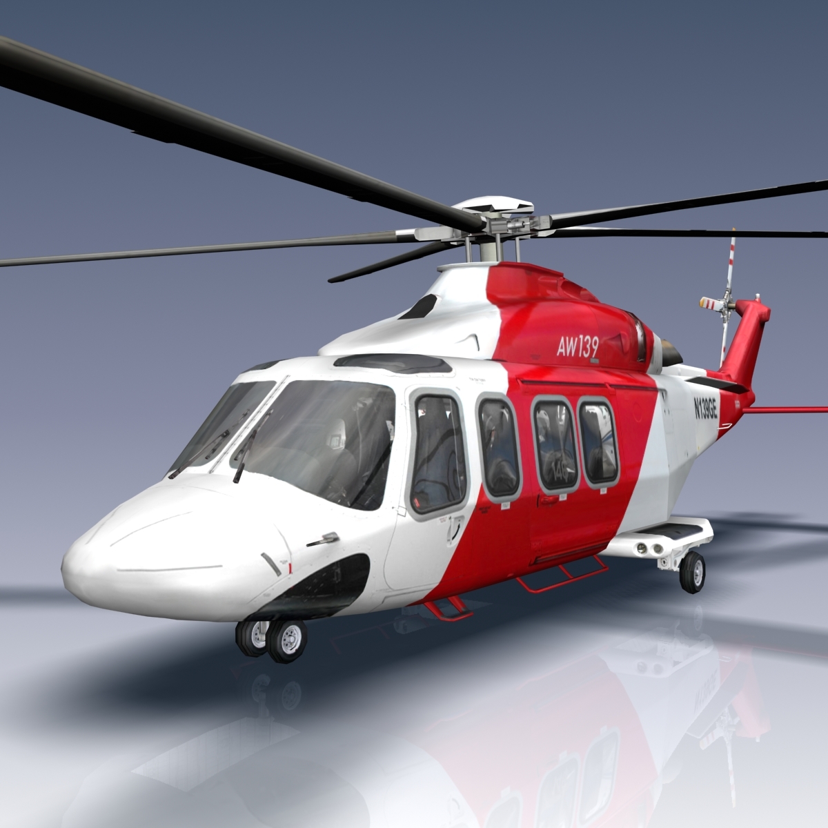 agustawestland aw139 agusta 3d 3ds