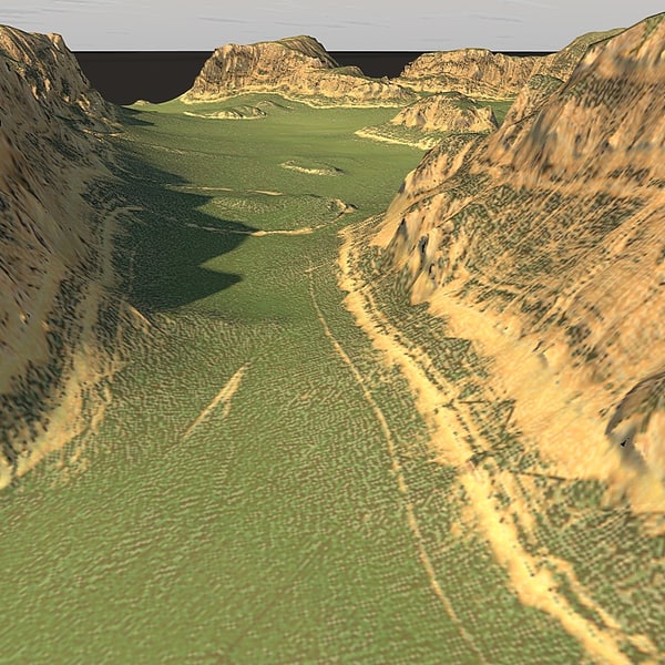 3d model terrain maps