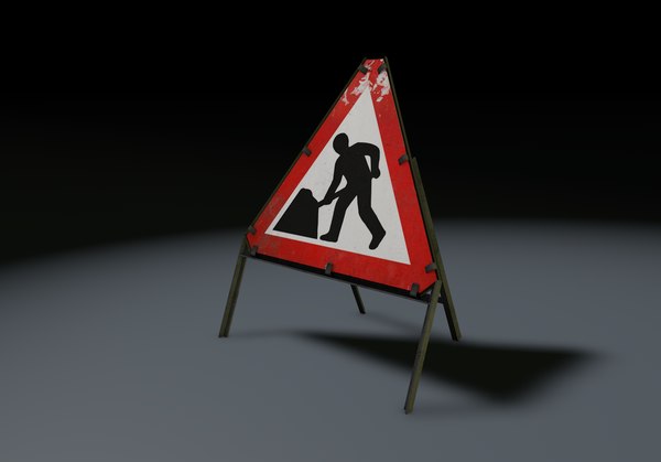Construction Work Sign 3D Studio Models for Download | TurboSquid