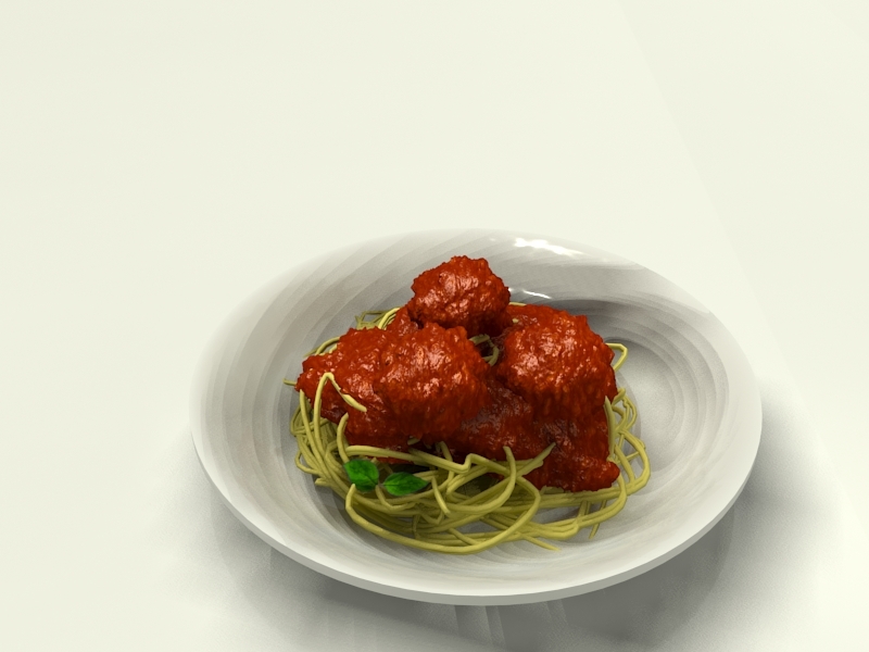 3d spaghetti model