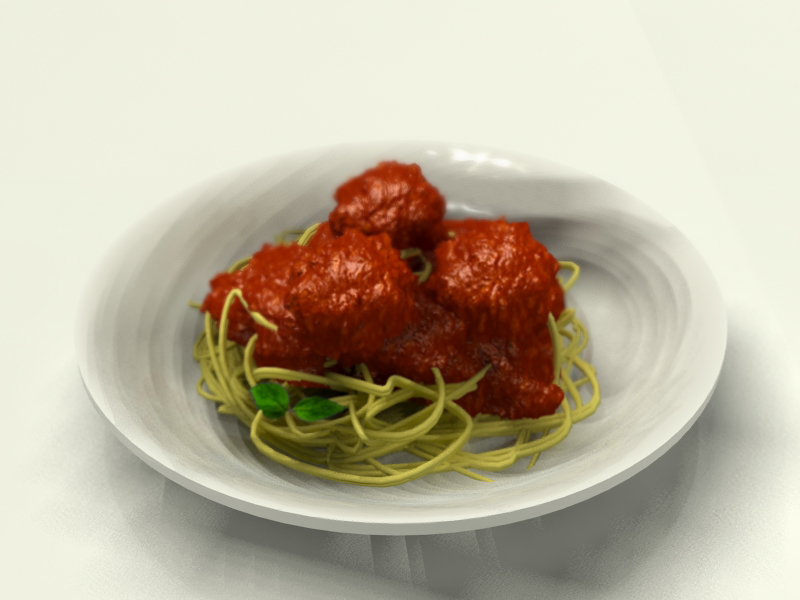 3d spaghetti model