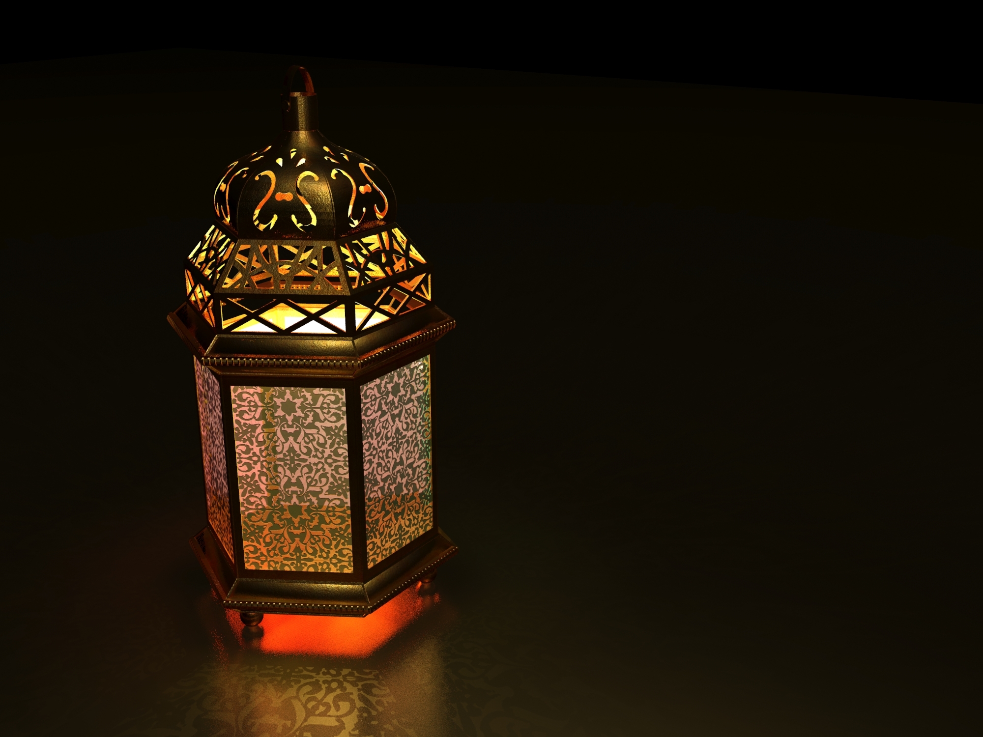 3dsmax islamic lantern ramadan lighting