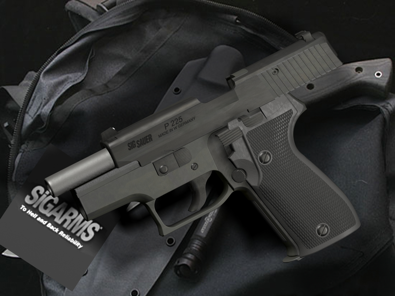sig sauer p225 3d model