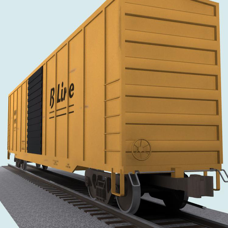 train car 3d model