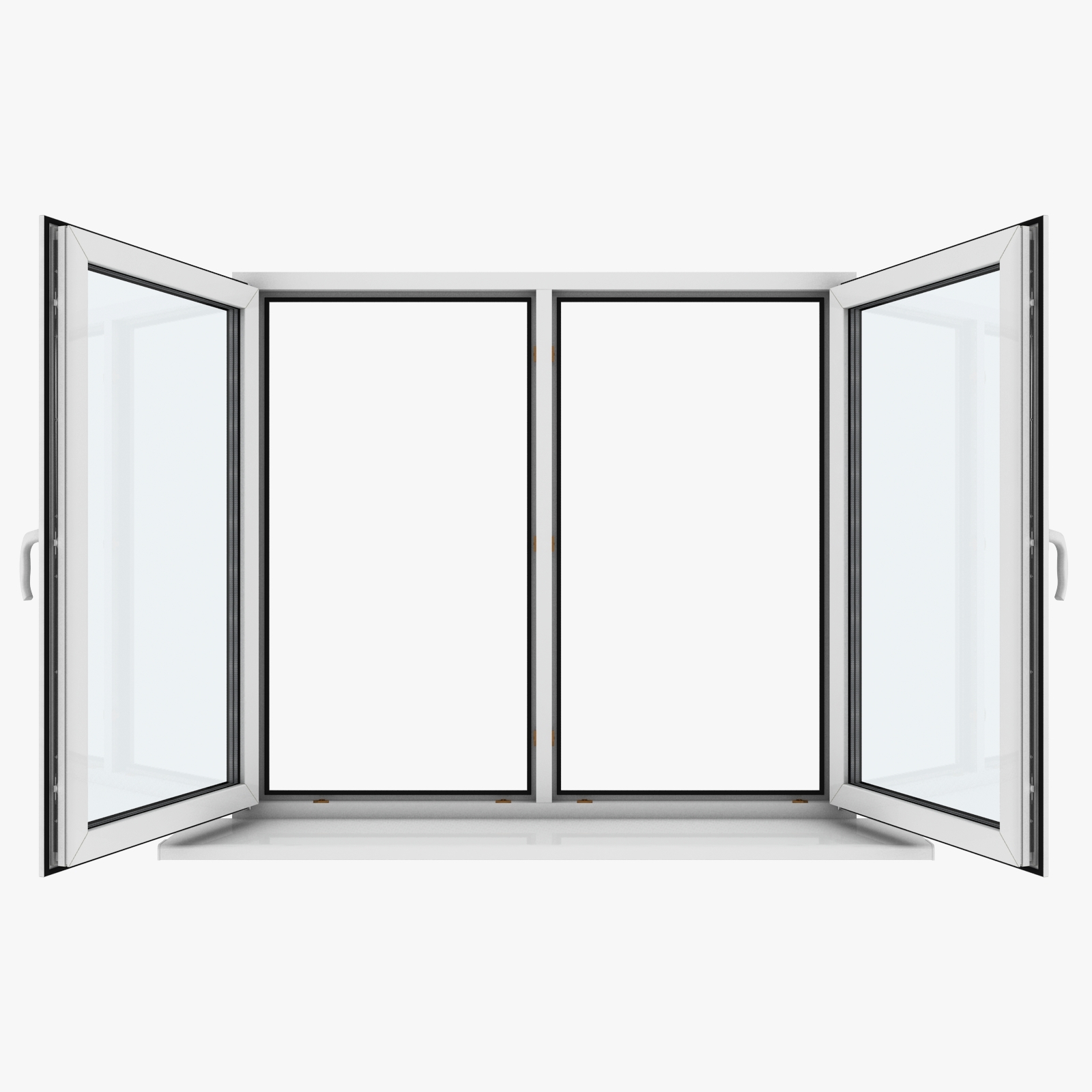 3d window plastic sill