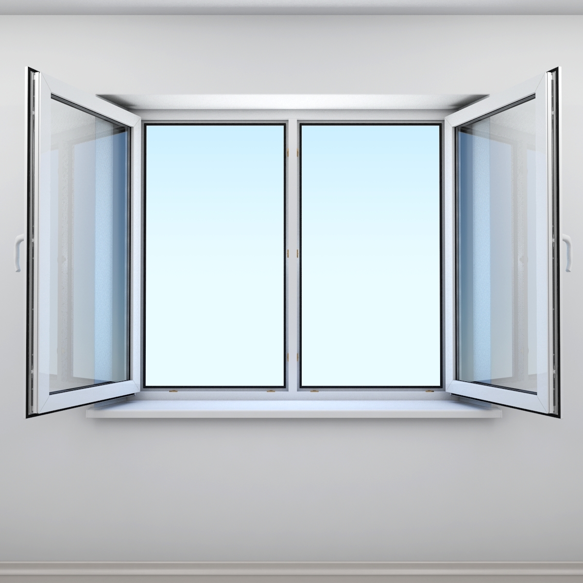 3d window plastic sill