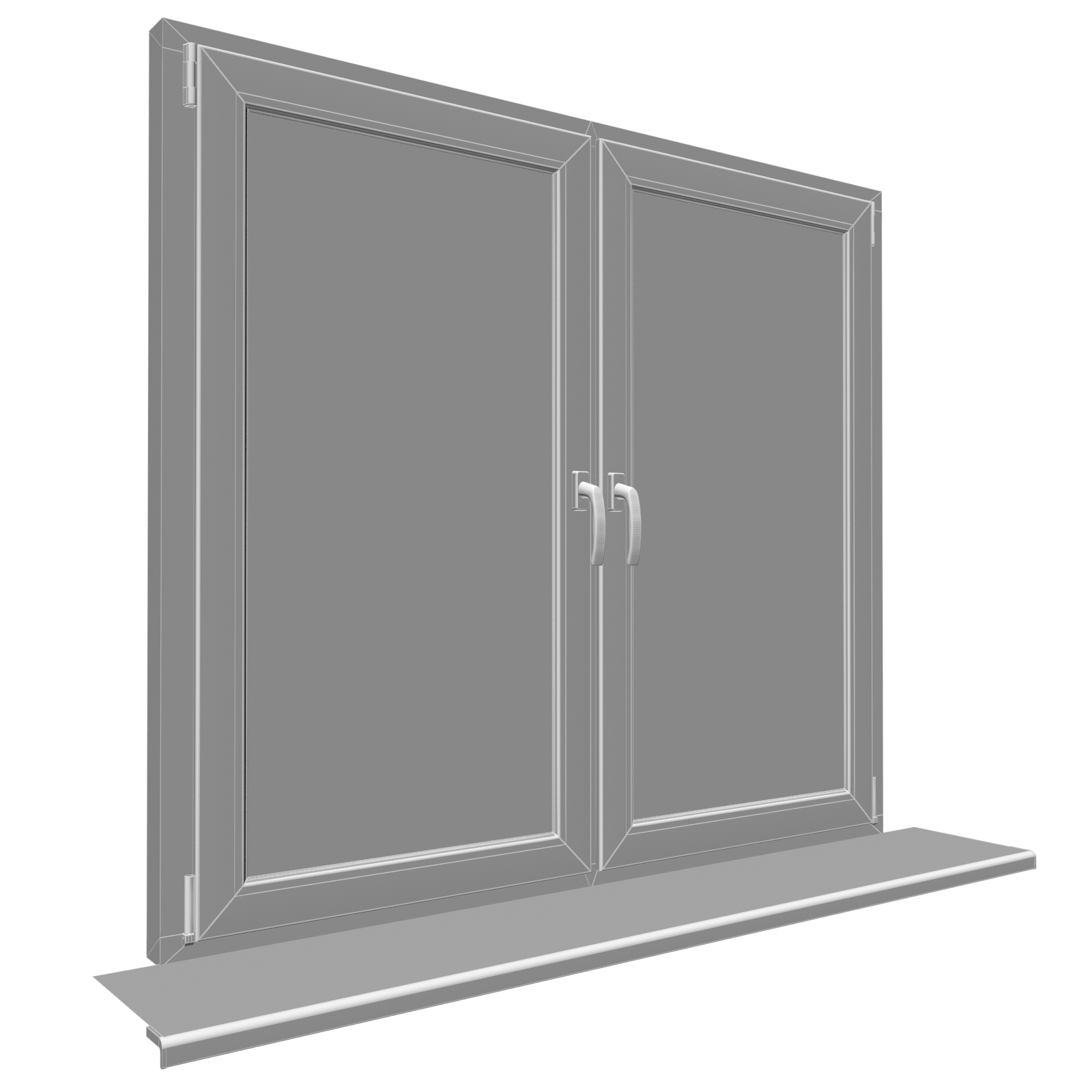 3d window plastic sill