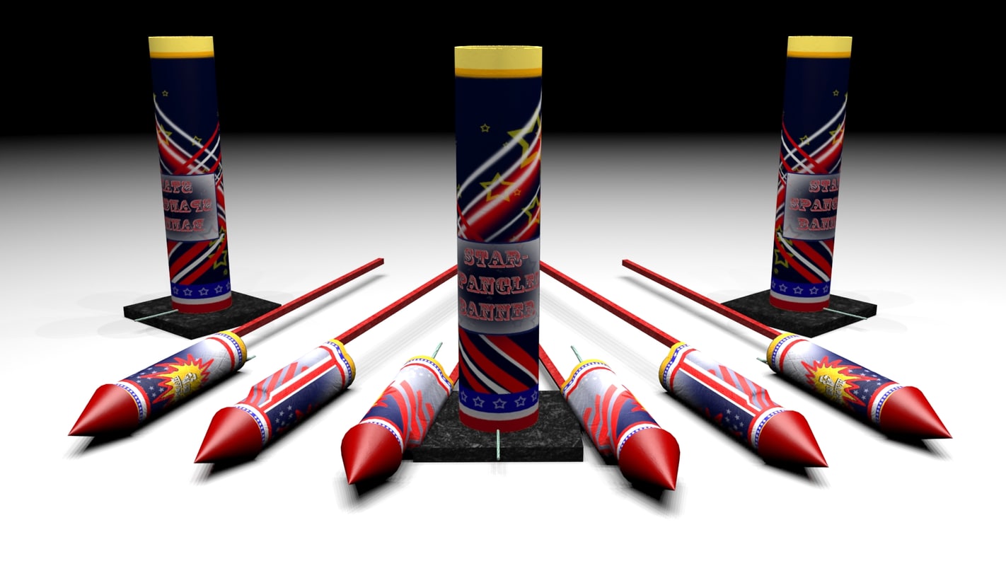3d model fireworks