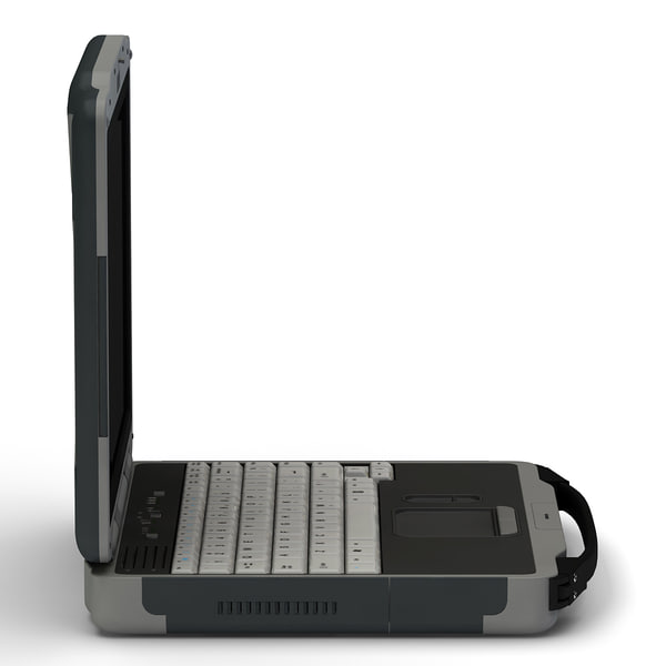 3d model of military laptops