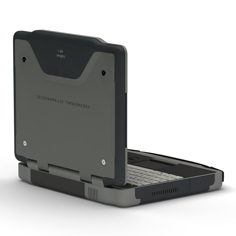 3d model of military laptops