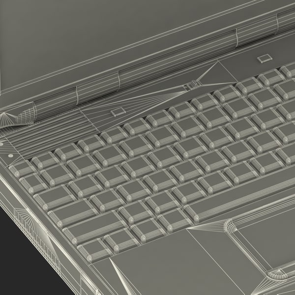 3d model of military laptops