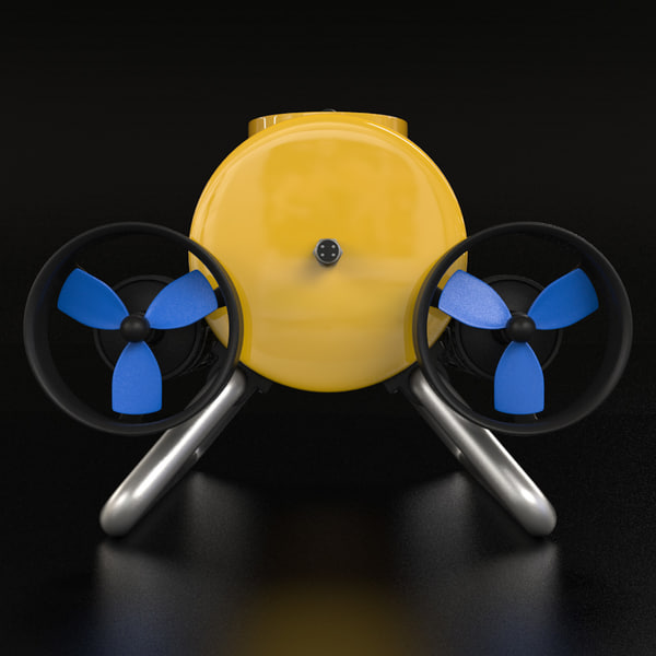 underwater rov 3d model