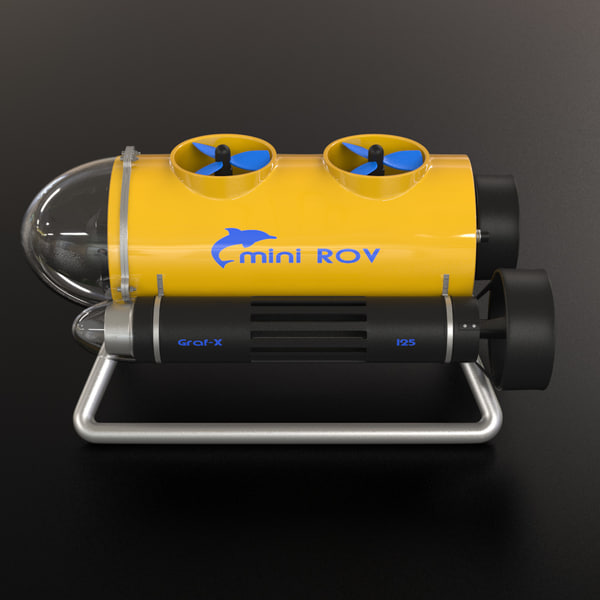 underwater rov 3d model