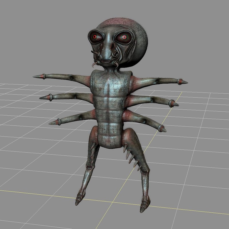 meteriz character mudbox 3d model