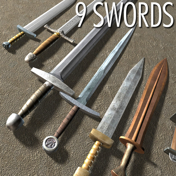 3d sword model