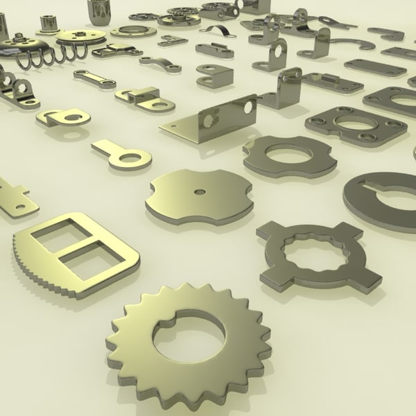 3ds industrial wheel set