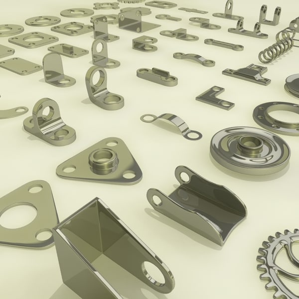 3ds industrial wheel set