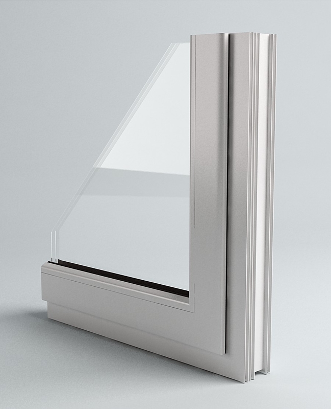 3d window section