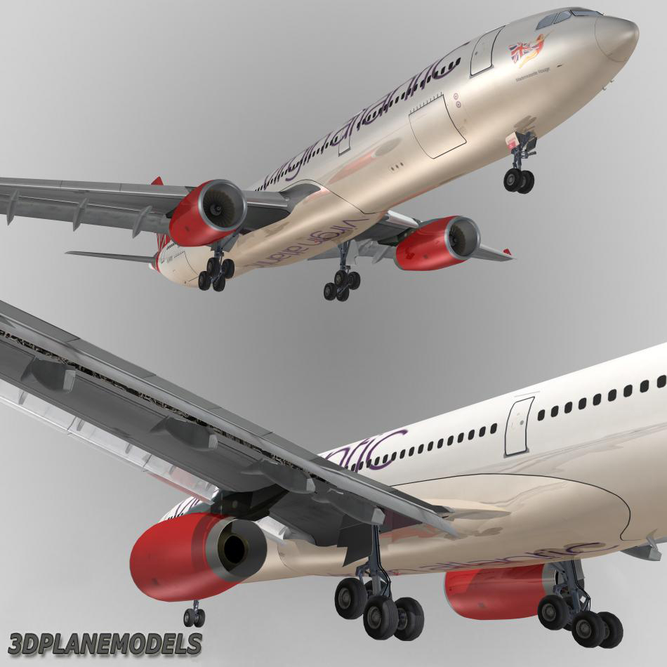 3d model airbus a330-300