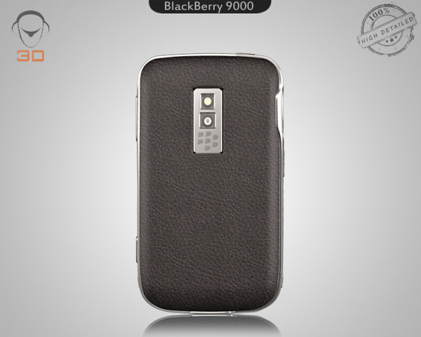 3d blackberry 9000