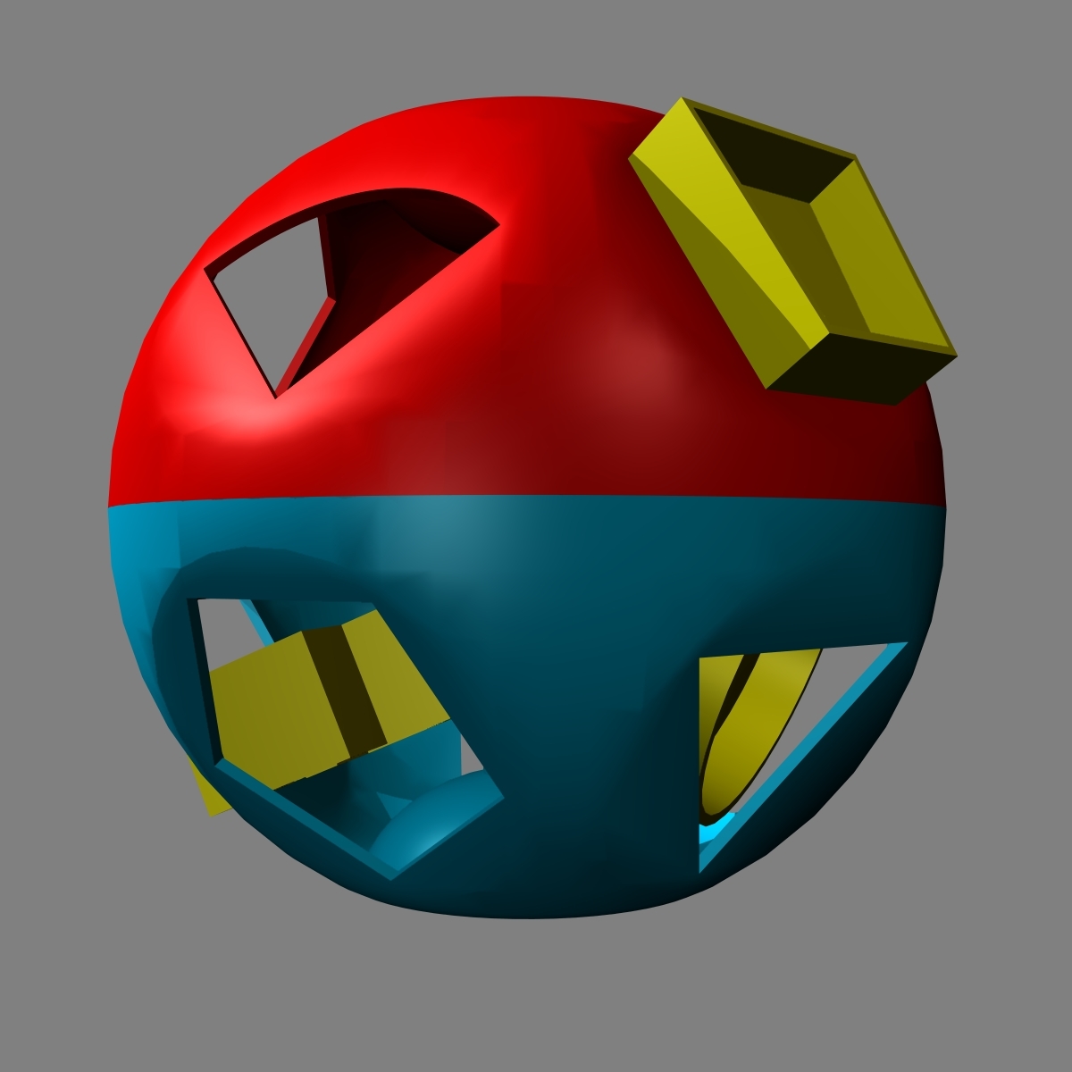 shape-o ball baby toy 3d model