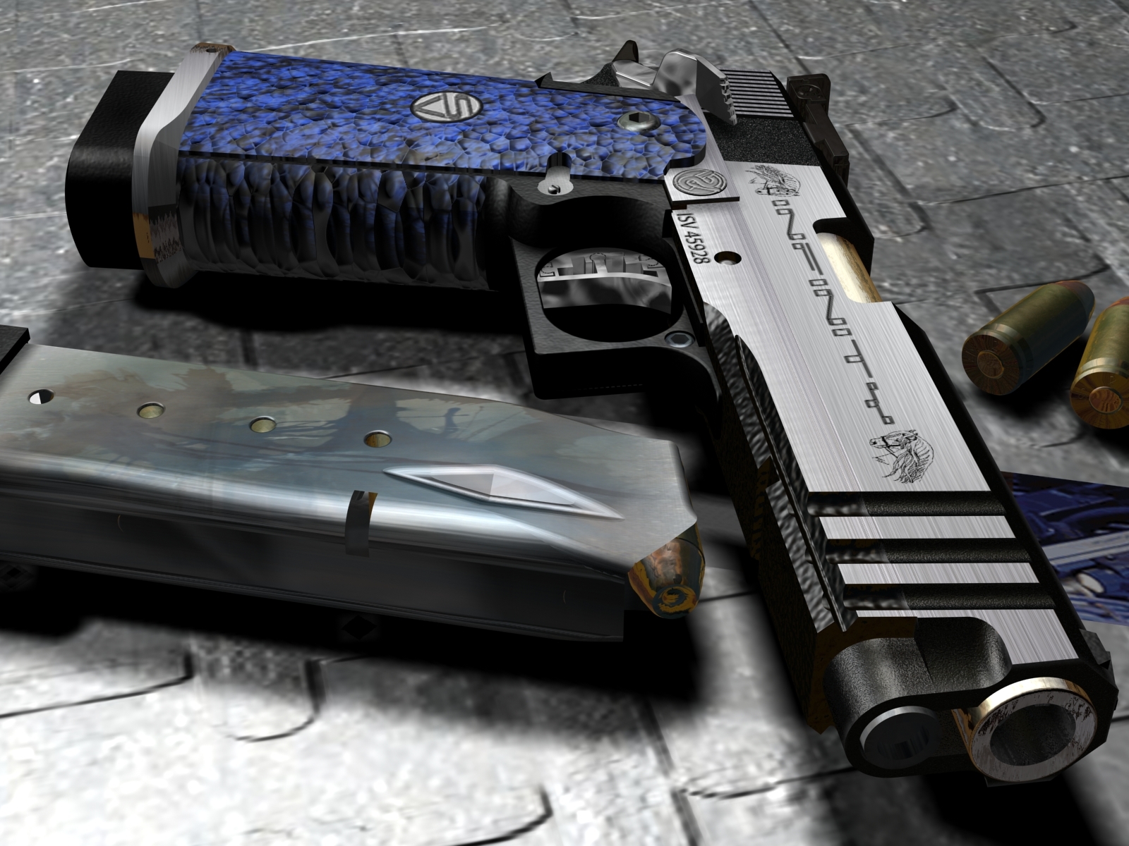 Infinity 1911 IPSC Pistol3D模型 - TurboSquid 662147