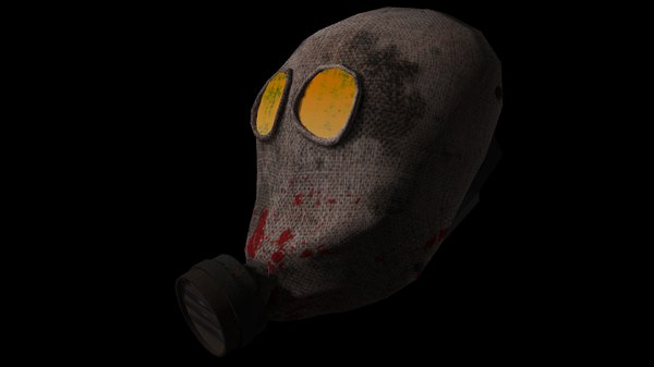 3d model pack emergency box gas mask