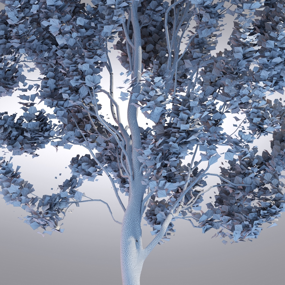 hi realistic series tree 3d model