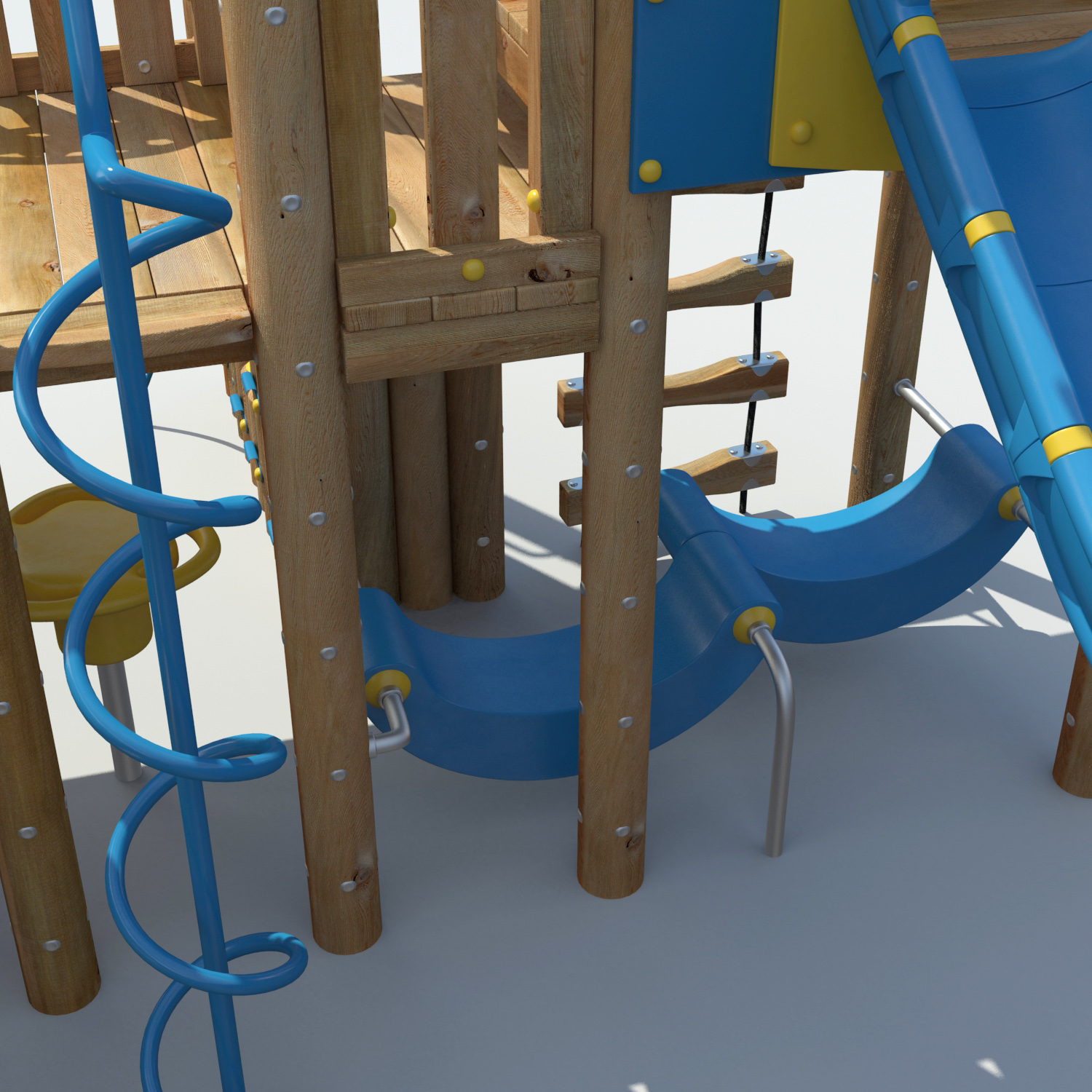 3d model big toys playground