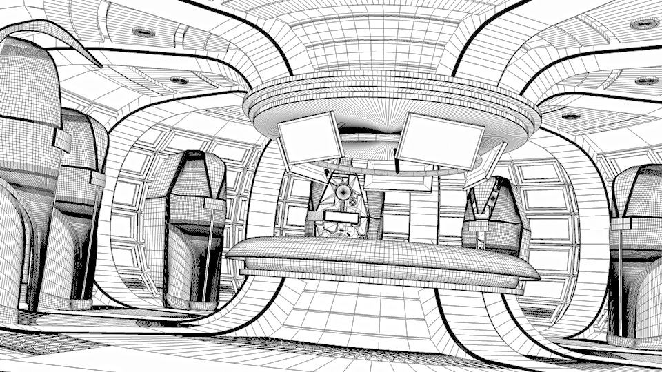 futuristic stasis chamber 3d model