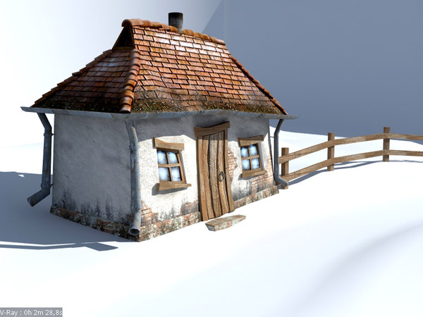 village house 3d max