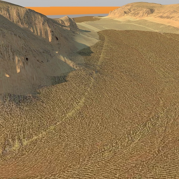 desert landscape 3d model